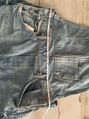 Free People | Jeans | Free People Light Blue Denim Wideleg Overalls ...